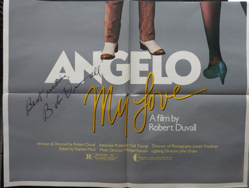 Robert Duvall Signed ,director,ANGELO MY LOVE 1sh,year 1983 | eBay