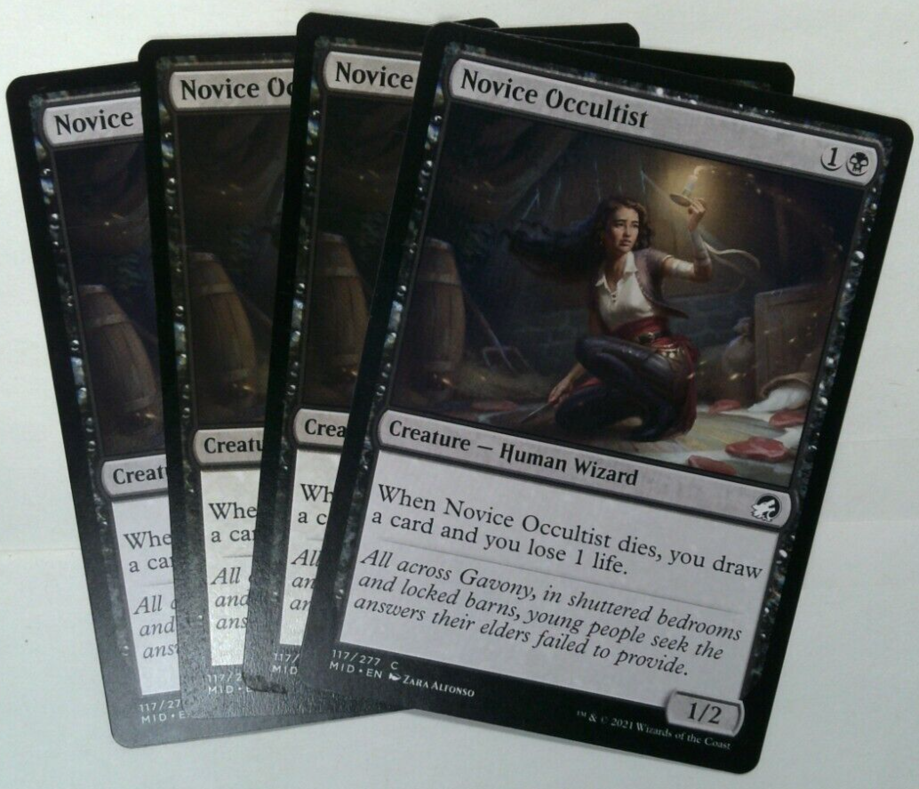 Mtg - Novice Occultist x4 | eBay