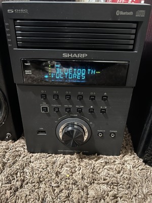 Sharp XL-BH250 5-Disc Speaker System 74000378452 | eBay