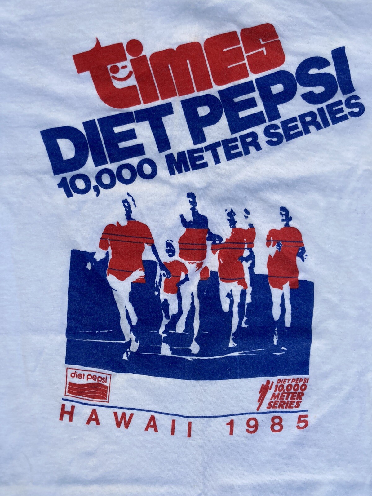 Vintage Diet Pepsi Times 10,000 Meter Run Hawaii 1985… - Gem