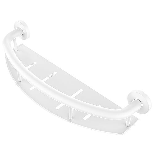 18 Inch Shower Grab Bar with Storage Shelf Wall Mount Bathroom Hand ...