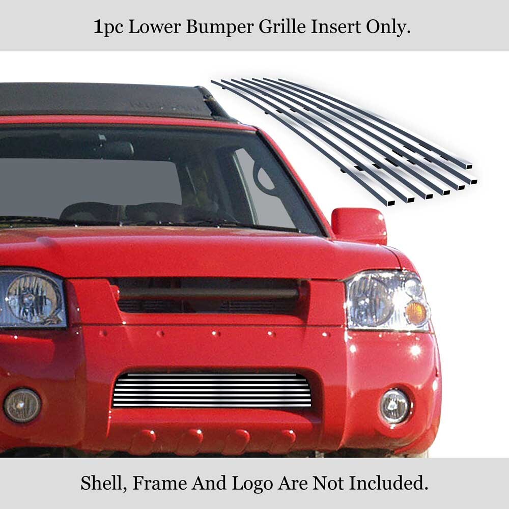 Fits 2001-2004 Nissan Frontier Lower Bumper Billet Grille Insert | eBay