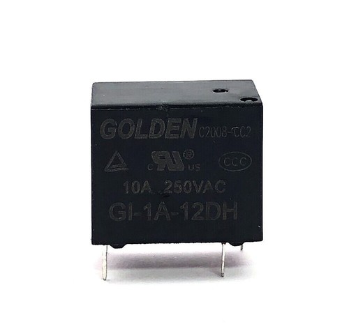 1Pc GOLDEN GI-1A-12DH Power Relay 4Pins 10A 250VAC | eBay.de