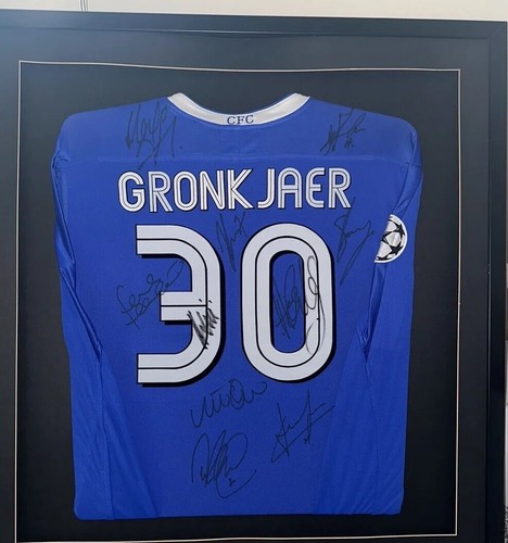 Match Issued Chelsea Shirt Signed By Winning Prem Squad | eBay