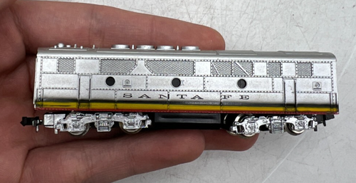 Con-Cor N Scale Santa Fe B Unit Diesel Train Locomotive - Unpowered ...