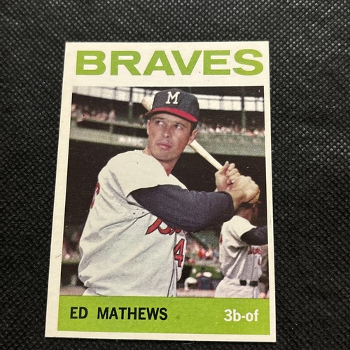 1964 Topps - #35 Eddie Mathews EX + !!!! | eBay