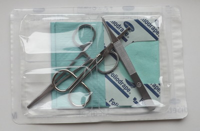 Wundnahtset Nahtset Wundnaht Nadelhalter Pinzette steril verpackt | eBay
