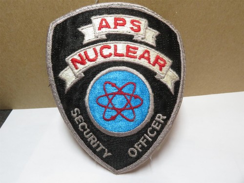 Patch NEW APS Nuclear Security Officer Shoulder Jacket Authentic | eBay
