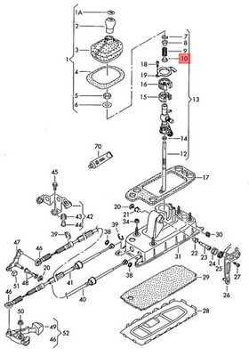 Genuine Bush Lower VW AUDI SKODA SEAT Beetle Cabrio Bettle Bora ...