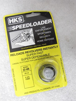 HKS 22-HR Speedloader for 22LR TAURUS 9 Shot M94 HR Sportsman HI ...