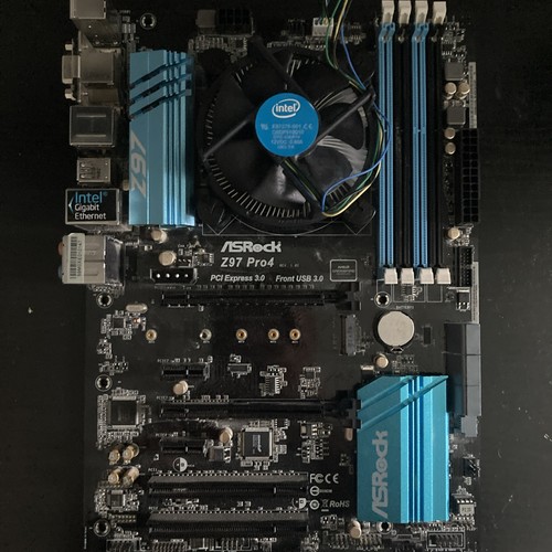 *READ DESC* ASRock Intel Z97M Pro4 HDMI SATA 6Gb/s Z97 LGA1150 ATX ...