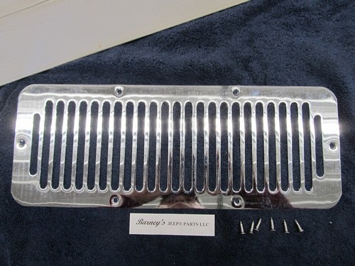 FITS JEEP CJ5 CJ7 CJ8 mid-1977-1986 CHROME COWL INTAKE VENT GRILLE NAPA ...