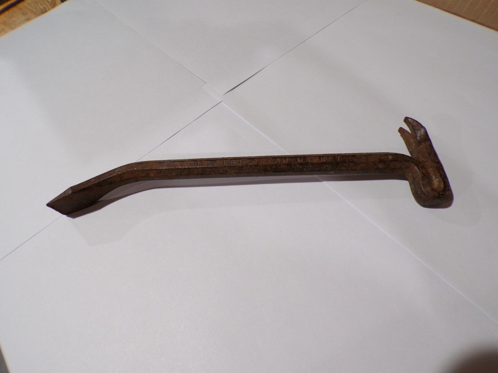 Cherokee Creamery Crate Nail Puller Old Advertising Tool Cherokee Iowa ...