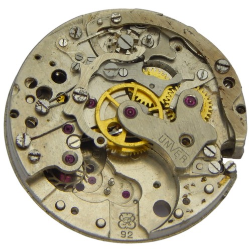 Valjoux 92 Chronograph Near Complete Movement Working Non Serviced AS ...