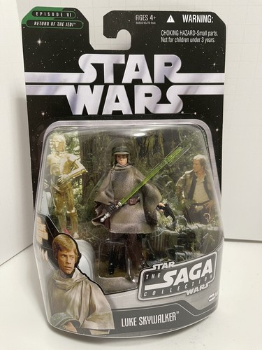 Star Wars LUKE SKYWALKER 044 44 Saga Collection 2006 ROTJ Endor Jedi ...