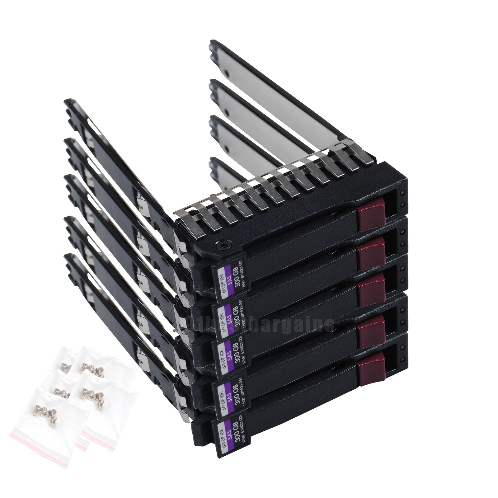 5x HP Proliant 2.5" SAS / SATA G5 G6 G7 Server Hard Drive Caddy Tray ...