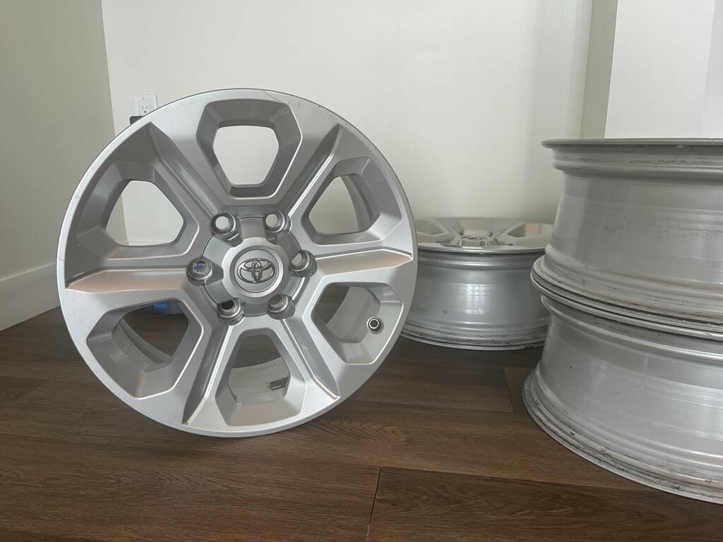 17'' 4Runner Rims / wheels set of 4. Toyota, silver, OEM Alloy | eBay