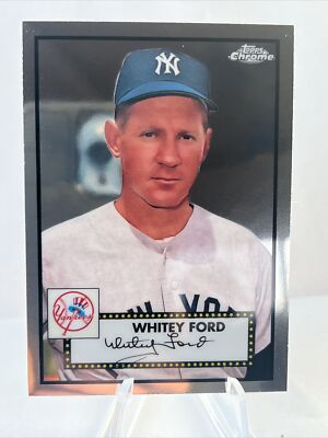 2021 Topps Chrome Platinum Anniversary Refractor 638 Whitey Ford ...