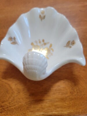 vintage spode england scalloped shell candy trinket dish | eBay