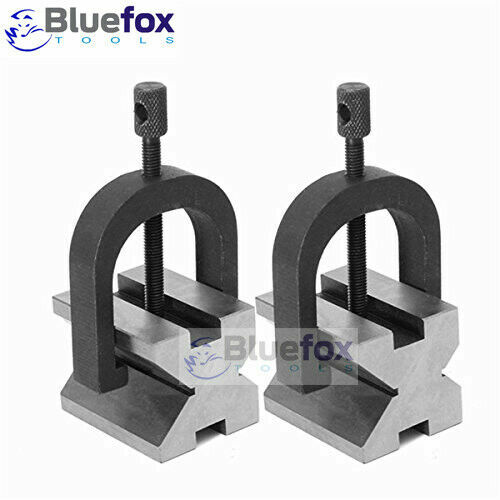 Precision Engineers Vee Blocks Clamp Set - V Block Matched Pair 1-5/8 ...