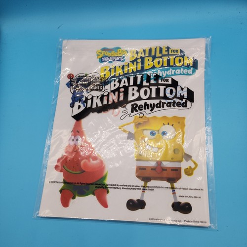 SpongeBob Squarepants Battle for Bikini Bottom STICKERS Set Complete ...