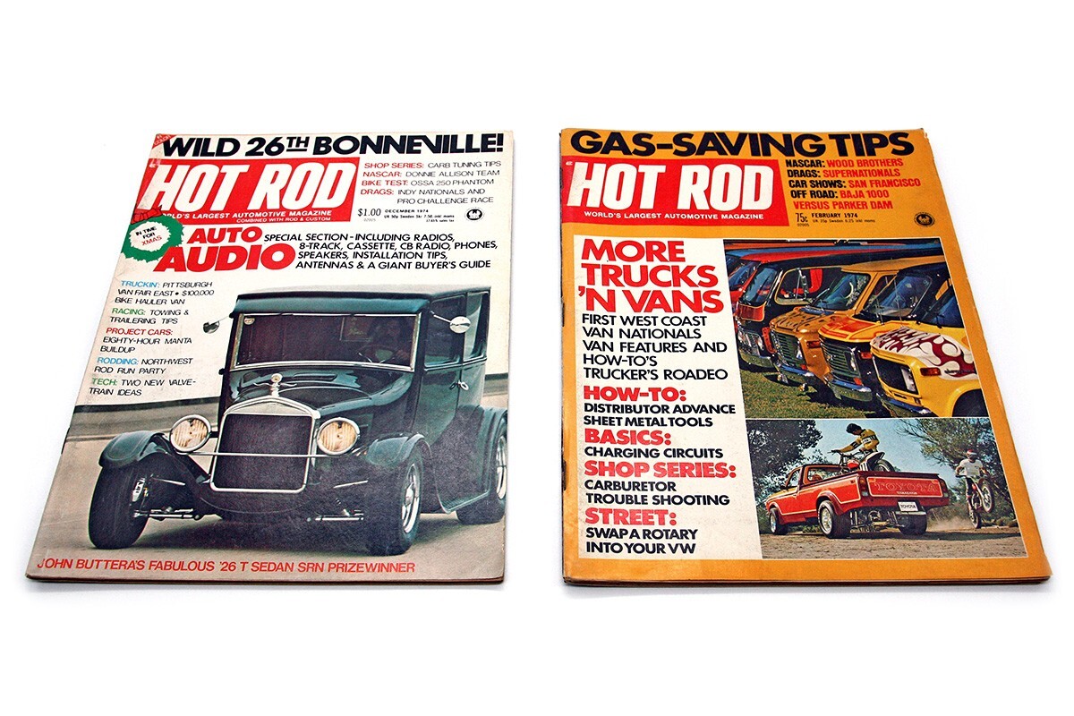 Lot of Vintage (1970s) Various "Hot Rod" Magazines (22), by Petersen ...