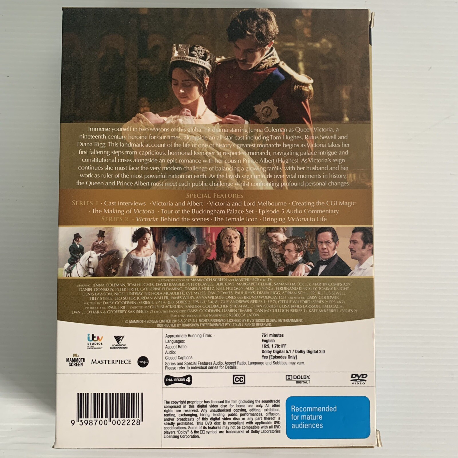 Victoria The Complete Series 1-2 1 & 2 DVD Region 4 Jenna Coleman VGC ...