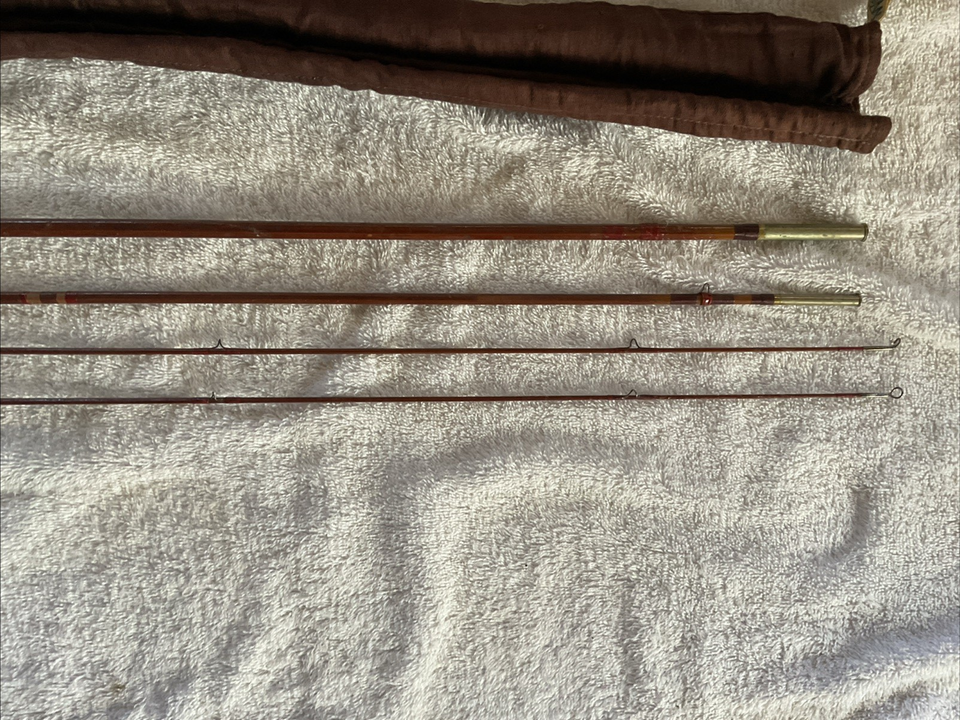 Vintage Weber Mount Hood Model 8’8” 3-2, 6 oz. Bamboo Fly Rod original ...