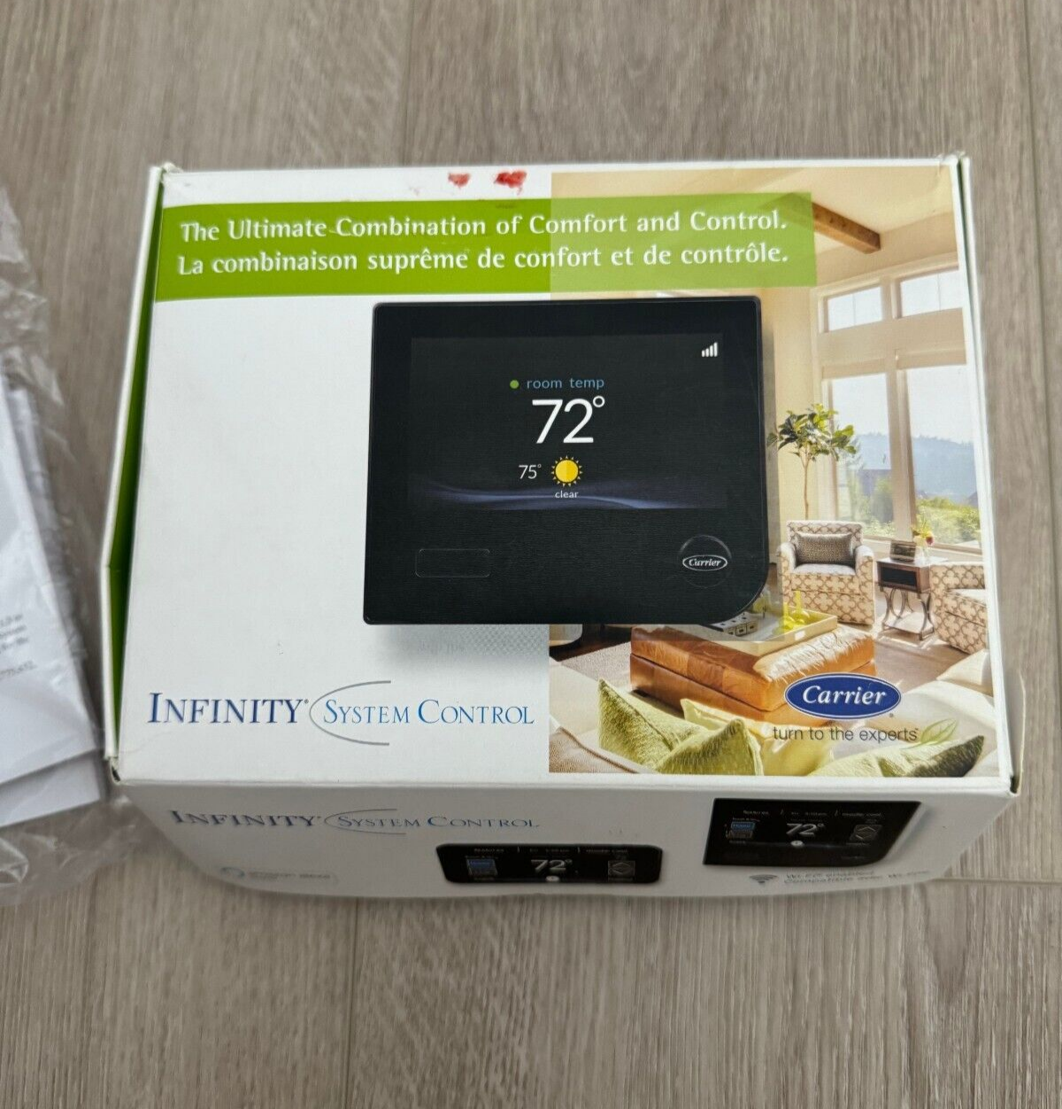 MANUAL & SPARE PARTS ONLY Carrier Infinity Touch Wi-Fi Thermostat ...
