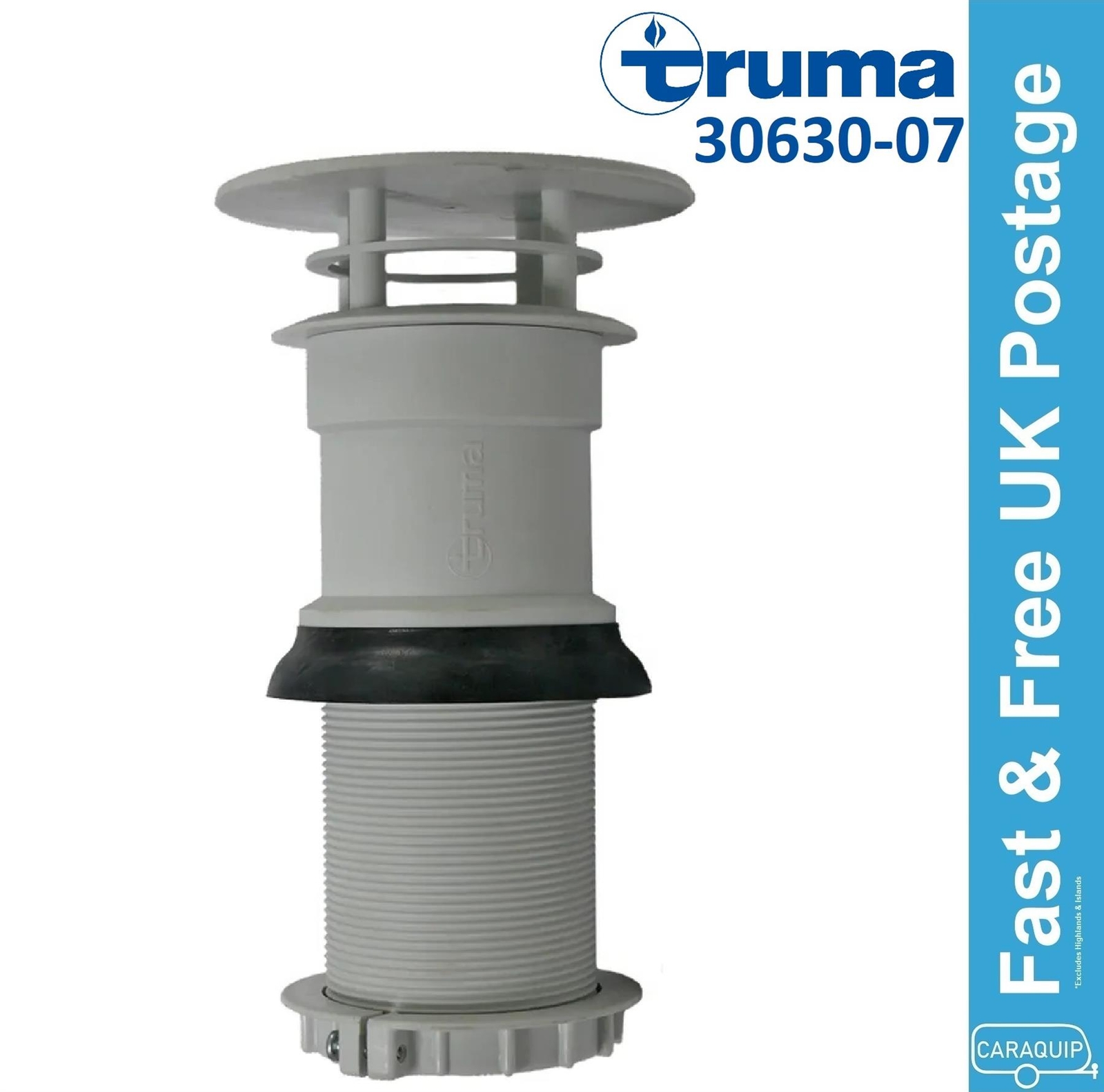 Truma Roof Heater Flue Chimney Cowl Stack AK3/60 Caravan Motorhome ...