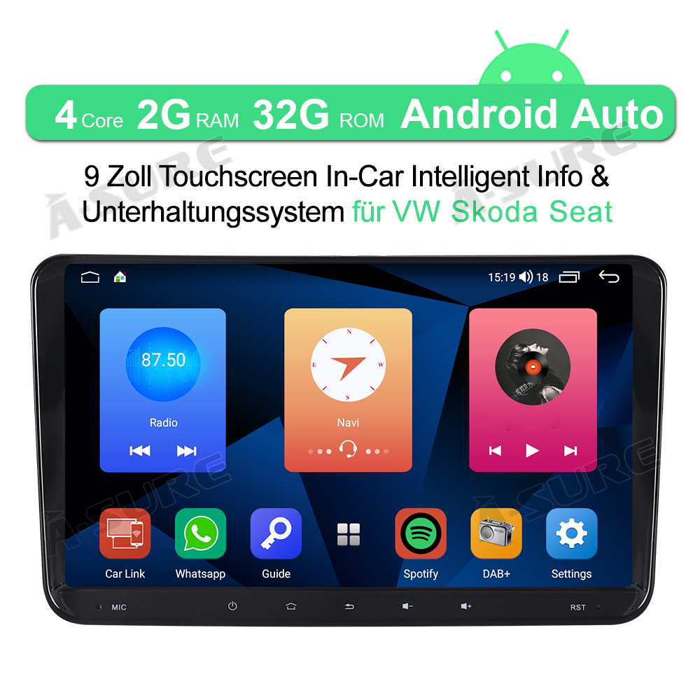 Android 11 Carplay Autoradio VW Golf VI Plus Touran Tiguan Polo Radio ...