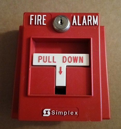 Simplex 2099-9795 Addressable Fire Alarm Pull Station - Open No Key | eBay
