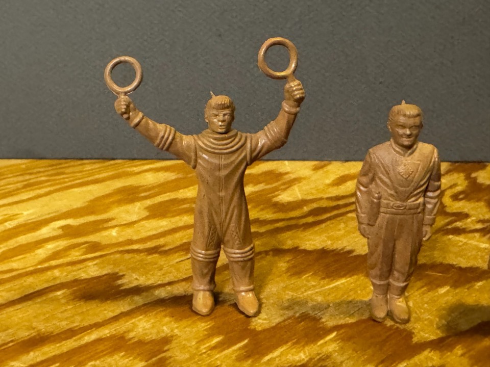 Vintage MARX Tom Corbett Space Patrol Play Set Outer Space Man Figure ...