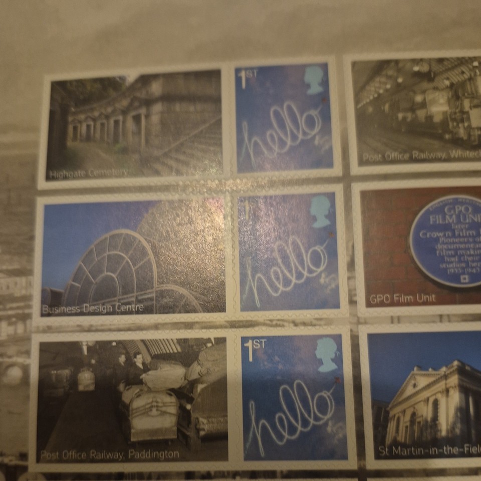 SMILERS 2015 LS95 HELLO FROM ROYAL MAIL LONDON EUROPHILEX 20 X 1ST ...