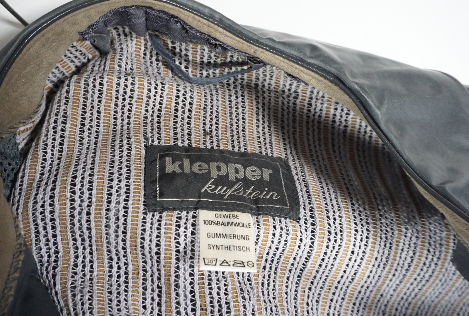 Original Klepper Gummy Rubber Rain Coat Vintage Approx. Size L (50-52 ...