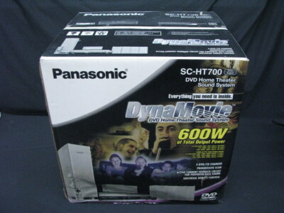 New/NOS Vtg Panasonic DVD Home Theater Sound System SC-HT700 5-DVD/ CD ...