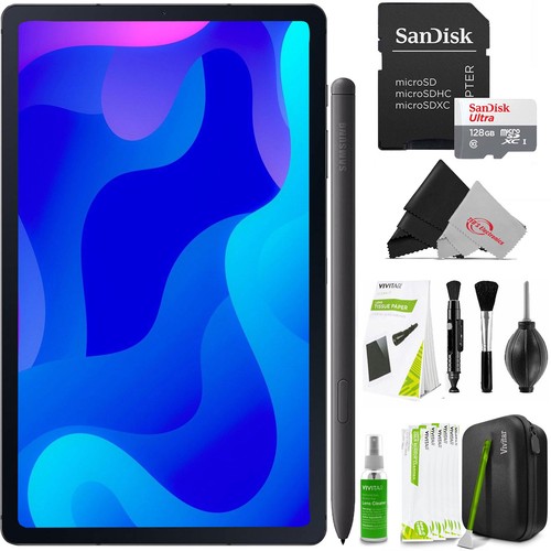 Samsung Galaxy Tab S6 Lite 10.4" Tablet with 128GB microSDHC Card ...