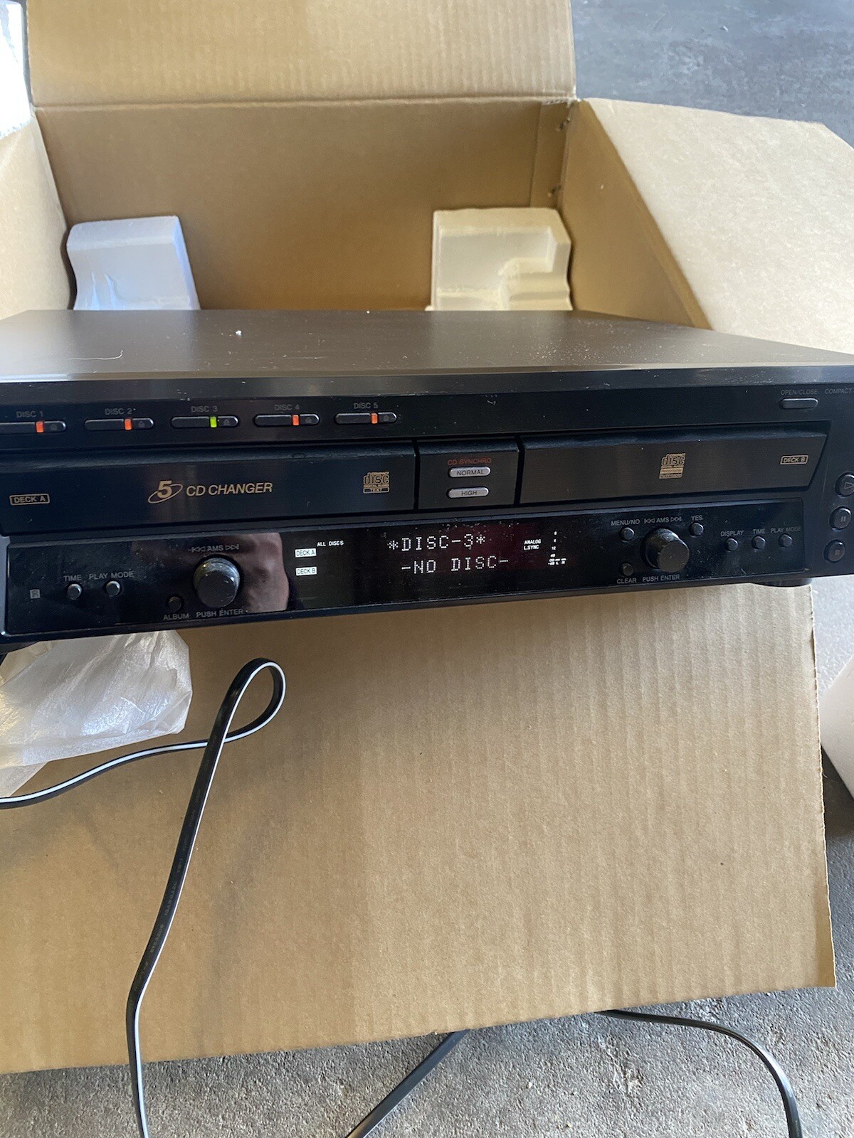 Sony RCD-W500C 5 Disc CD / CDR Changer Recorder | eBay