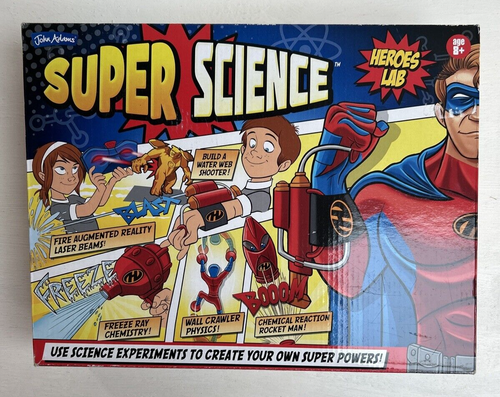 Super Science Heroes Lab Superhero Experiments Set by John Adams New | eBay