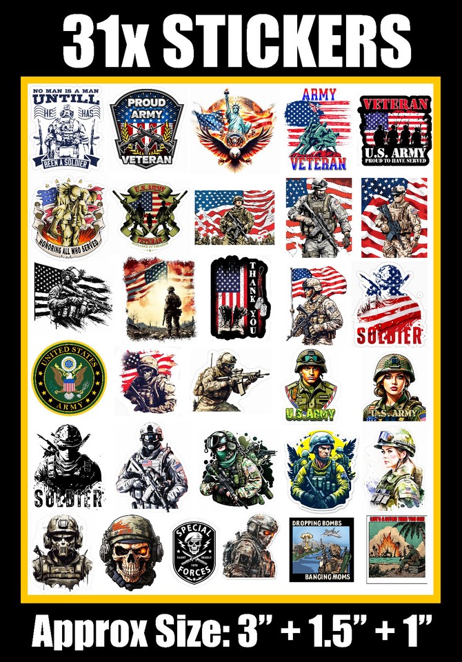 US MILITARY STICKER ARMY SOLDIERS GIRLS WW2 PIN UP SEXY WOMEN LEGION ...