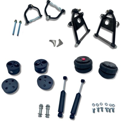 Mustang 2 II IFS Front Control Arms Air Ride Bag Kit with Shocks | eBay