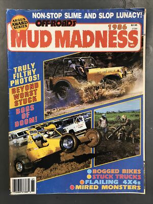 MUD MADNESS MAGAZINE 1986-MUD BOG ACTION-WEST COAST MUD MONSTERS-MIRED ...