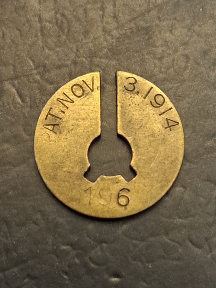 VINATGE 1914 Y.S. & S. Co. Goetz Telephone Token Chicago, Il PB974 | eBay