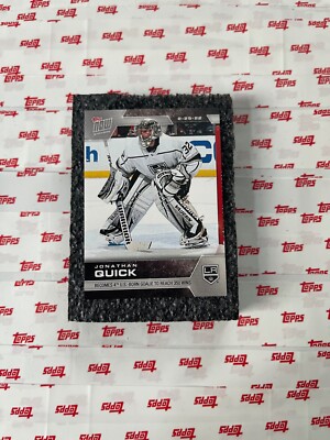 2021-22 21/22 TOPPS NOW NHL Stickers #311 Jonathan Quick Los Angeles ...