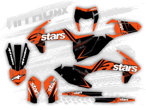 NitroMX Graphic Kit for KTM EXC EXC-F XC-W 125 250 350 450 500 2017 ...