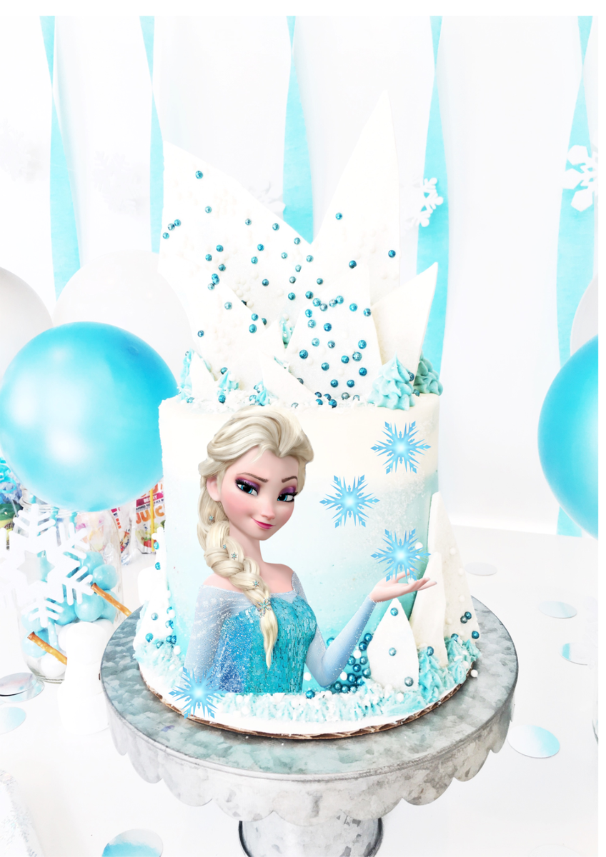 Elsa From Frozen Birthday Cake