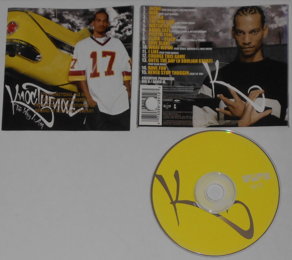 Knoc-Turn'al - The Way I Am clean version - U.S. promo cd, Gold DJ ...