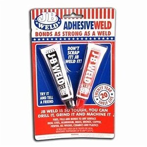 JB Weld 2-Part Epoxy Adhesive Welding Soldering & Brazing Glue Liquid ...