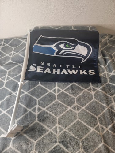 NFL Seattle Seahawks 11X14 Window Mount 2-Sided Car Flag Officially ...