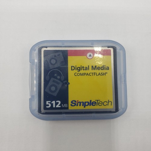 SimpleTech 512MB CompactFlash Card Vintage | eBay